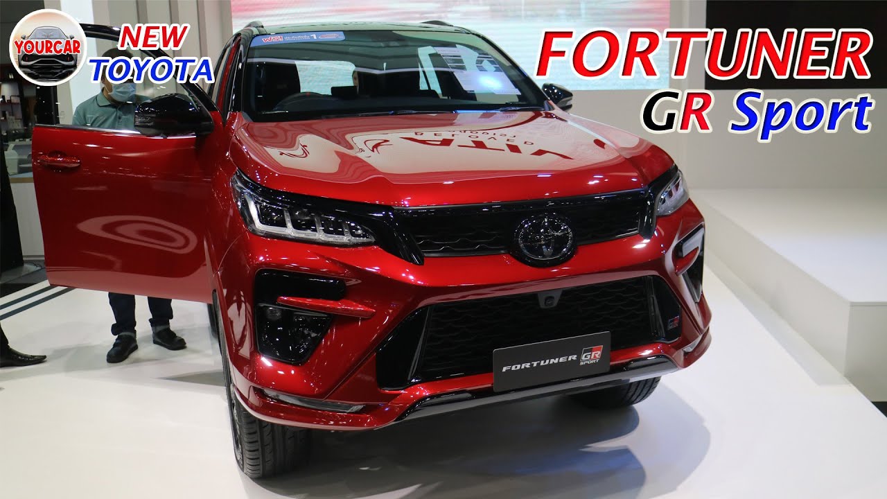 2023 New Toyota Fortuner 2.8 GR Sport 4WD | Emotional Red & Black Roof ...