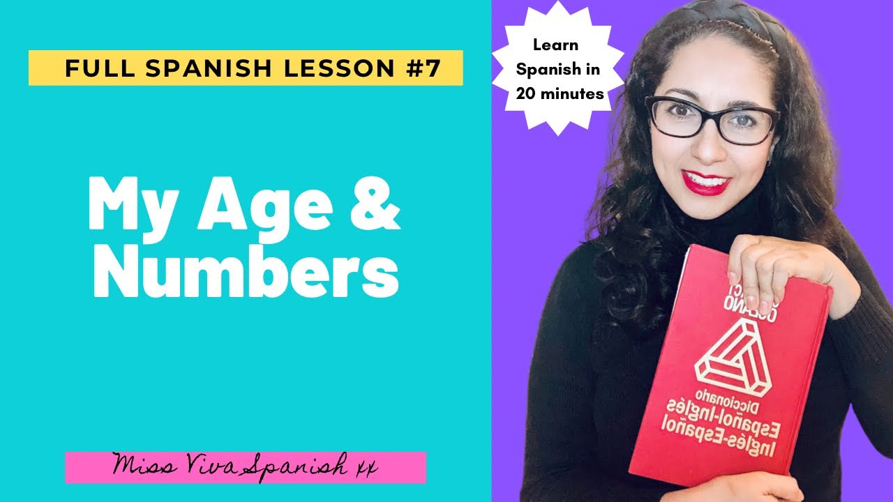 Spanish lesson for beginners 6a | How old are you- Numbers | Spanish ...