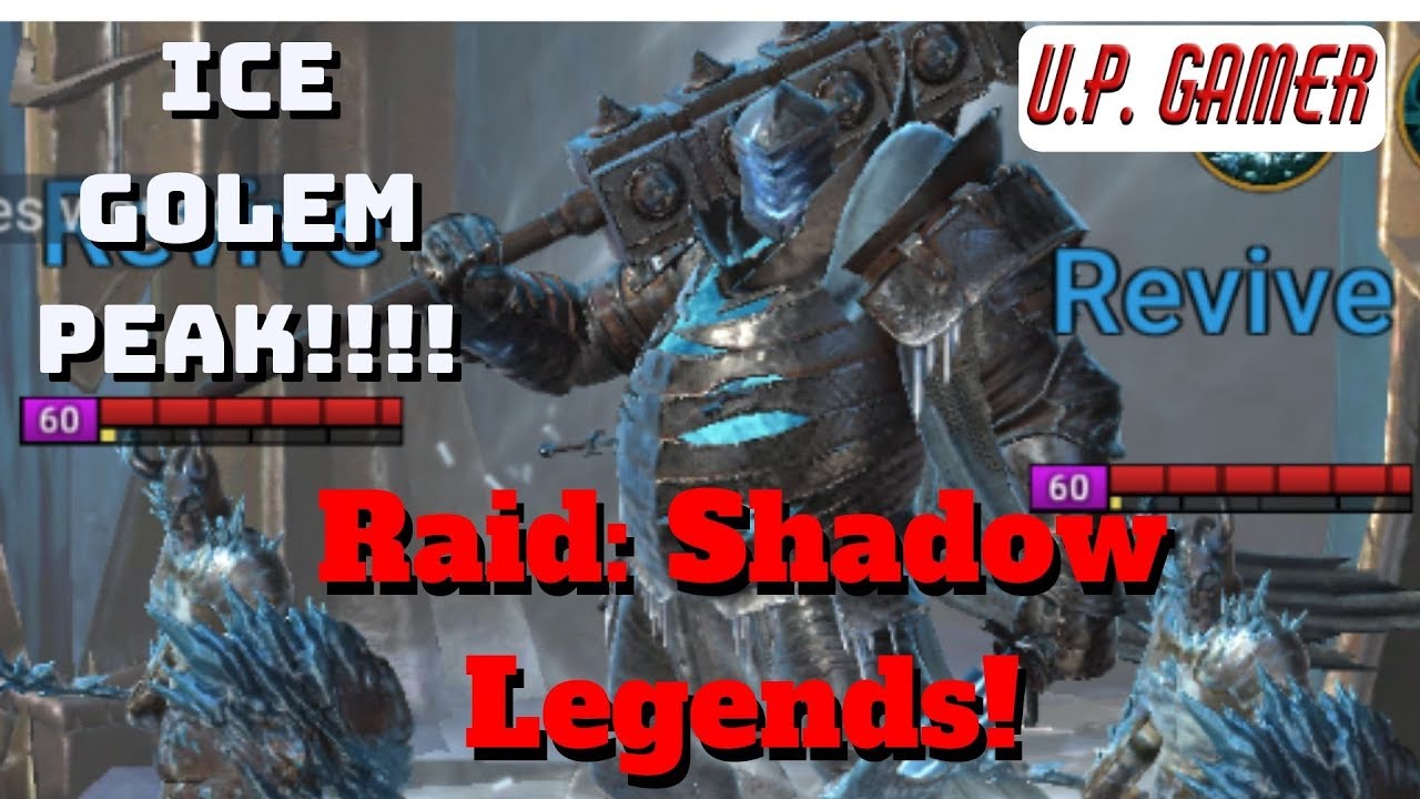 Raid Shadow Legends New ICE GOLEM PEAK INFO | U.P. Gamer | 7-19-19 ...