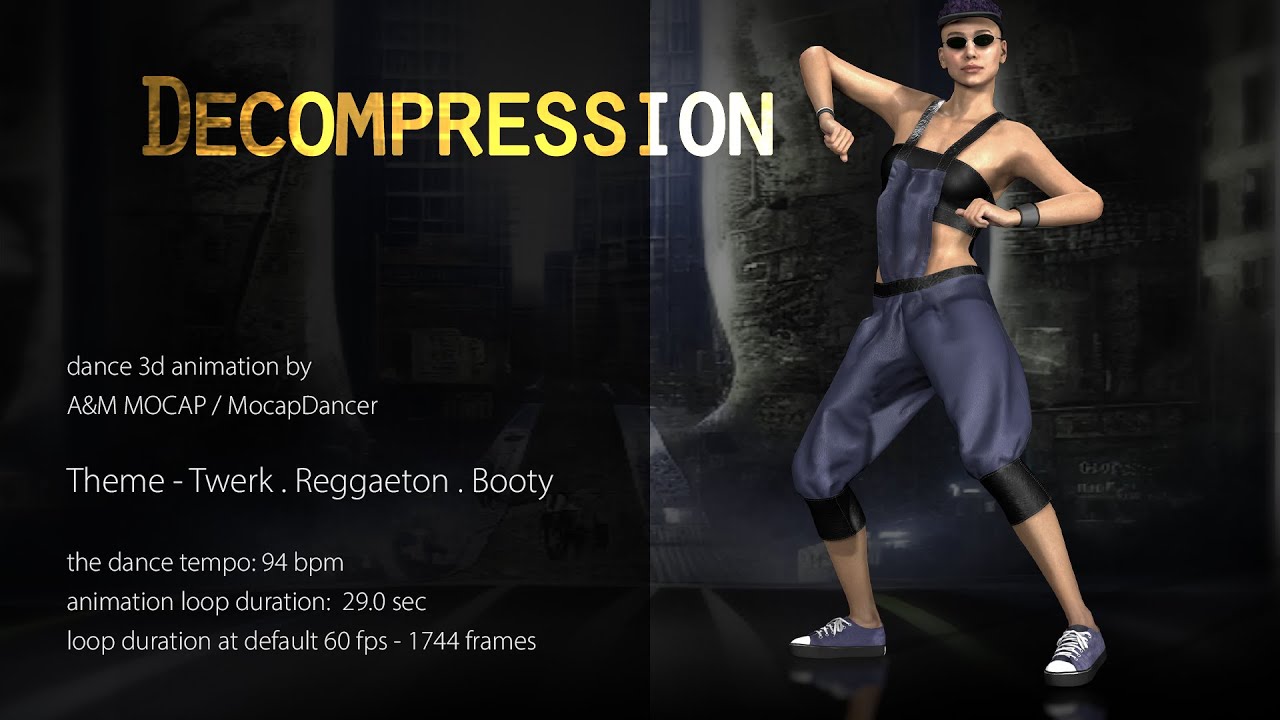 #iClone - Decompression - #94bpm - dance animation - YouTube