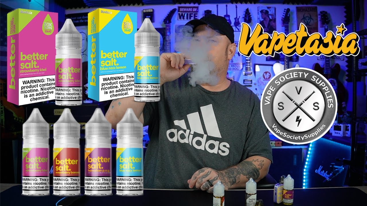 Better Salt eLiquid By Vapetasia - Nic Salt - YouTube