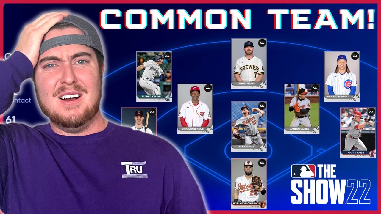 I BUILT A FULL COMMON TEAM IN MLB THE SHOW 22! - YouTube