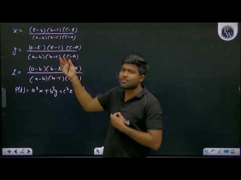 If \(a, b, c\) are three distinct real numbers for which there exist \(x, y, z\) such that ...