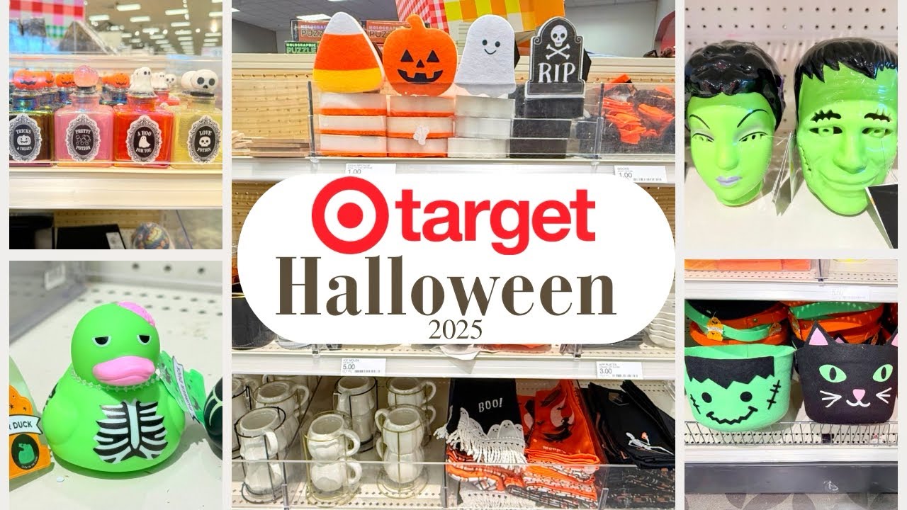 Target Halloween 2025 🎃 New Dollar Spot & Spooky Finds 👻🛒 - YouTube