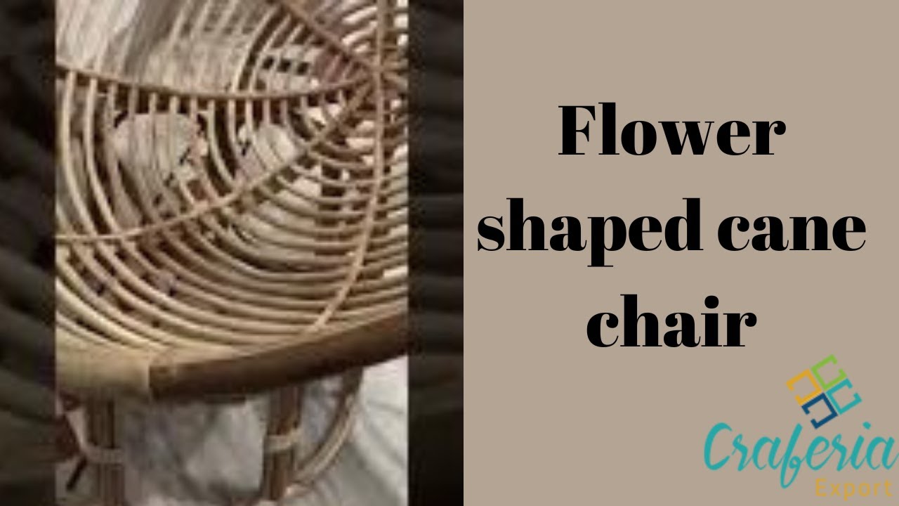 Flower shape cane Recliner Chair for Indoor Outdoor #canechairs # ...