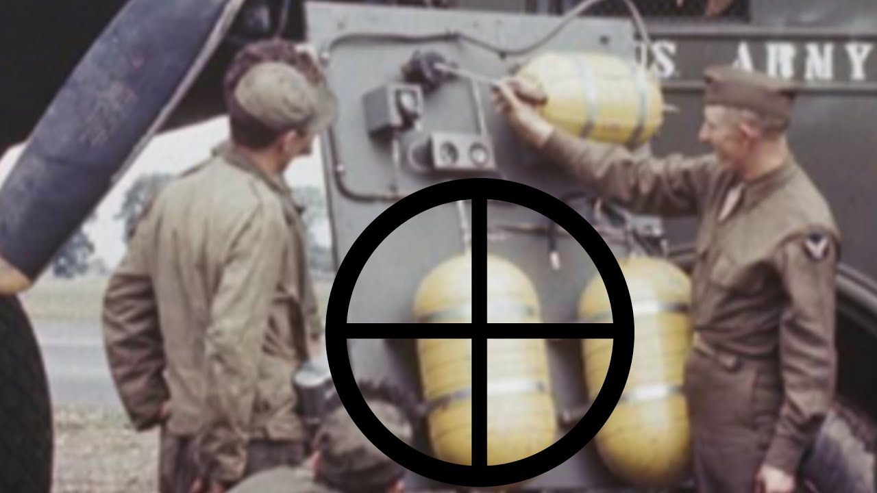 Consequences of shooting a WWII Bomber’s G-1 Oxygen Cylinder. Explosion ...