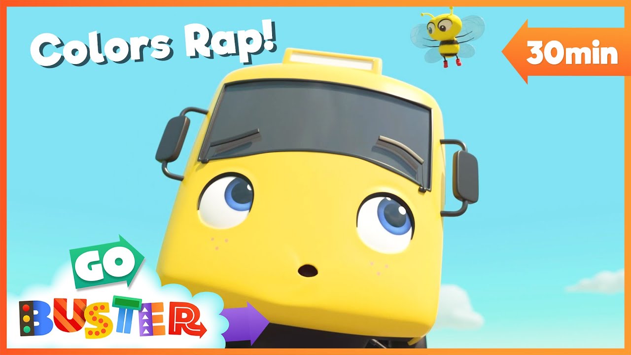 Colors Rap | Go Buster - Bus Cartoons & Kids Stories - YouTube