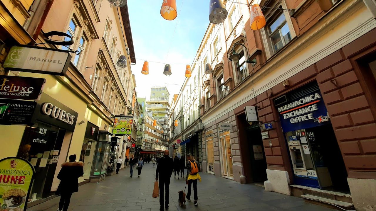 Šetnja Ferhadijom Sarajevo 👣| Ferhadija walk tour |#sarajevo - YouTube