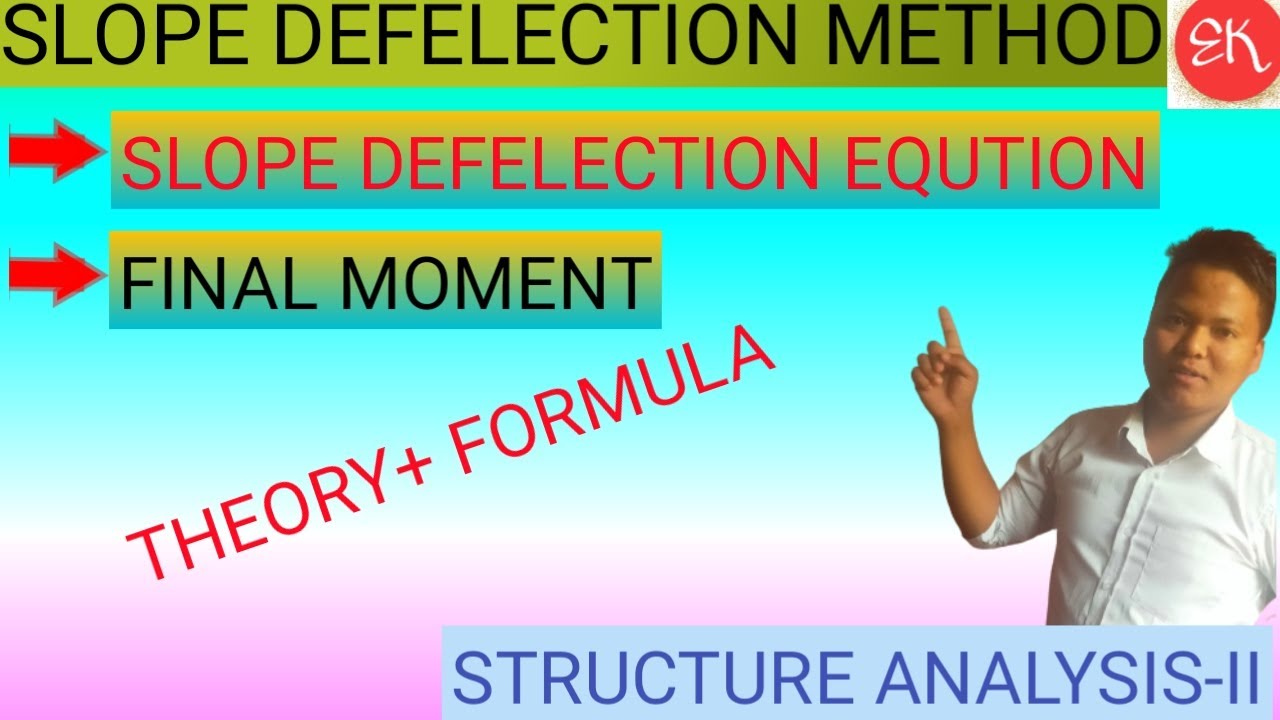 PART 3:SLOPE DEFELECTION EQUTION/FINAL MOMENT SLOPE DEFELECTION METHOD ...