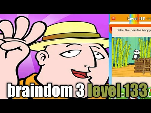 Braindom 3 level 133 walkthrough solution - YouTube