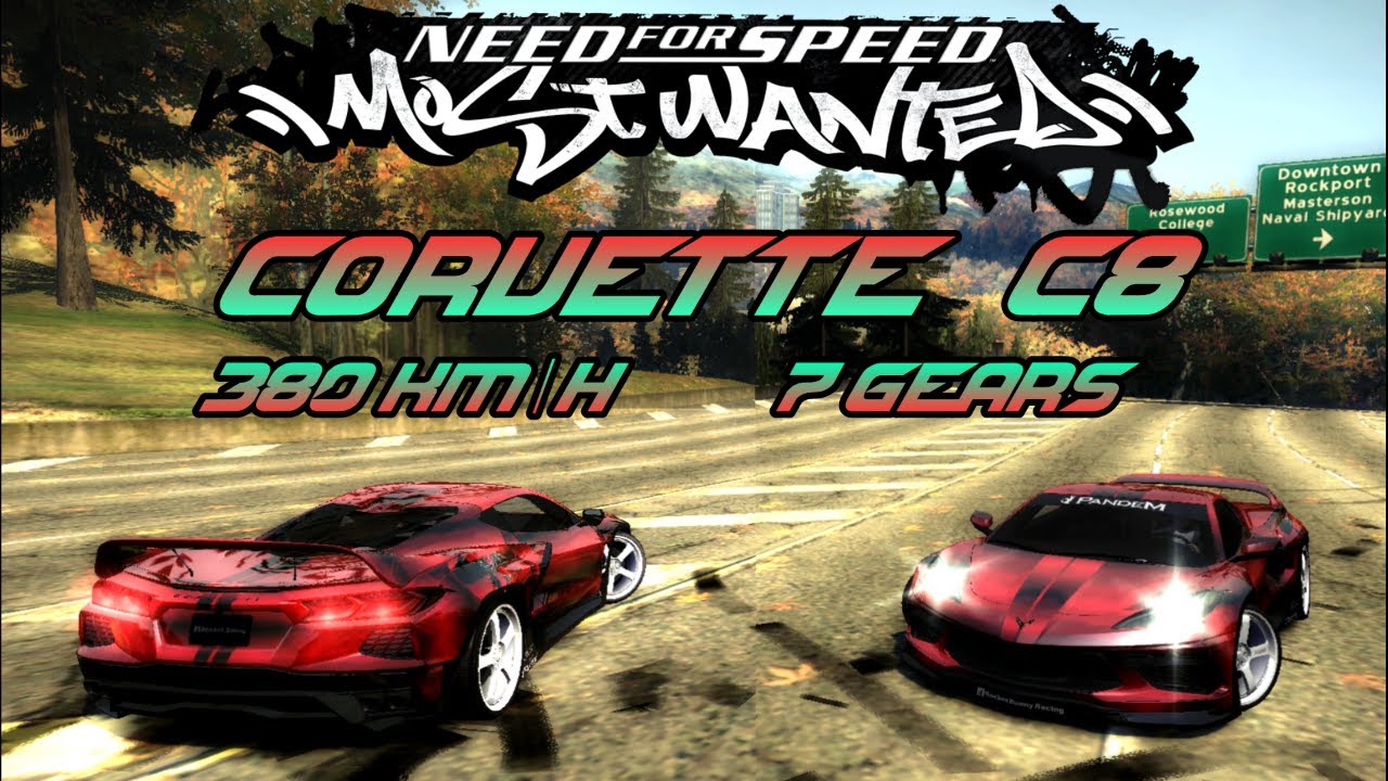 Chevorlet Corvette C8 In NFS MW - Super Fast Car With Drift Controls ...