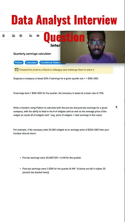 Data Analyst Interview Question 10 - Python #shorts - YouTube