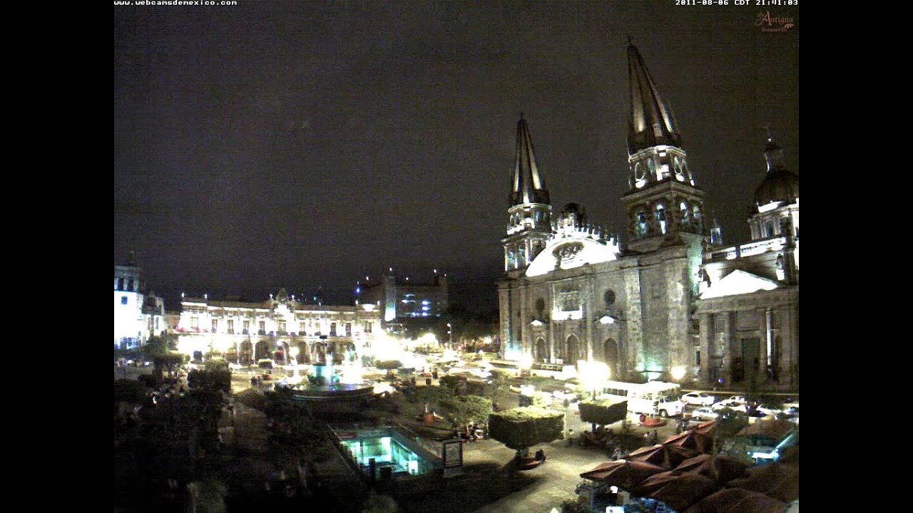 Lightning and heavy rain visible from Guadalajara, Jalisco, Mexico ...