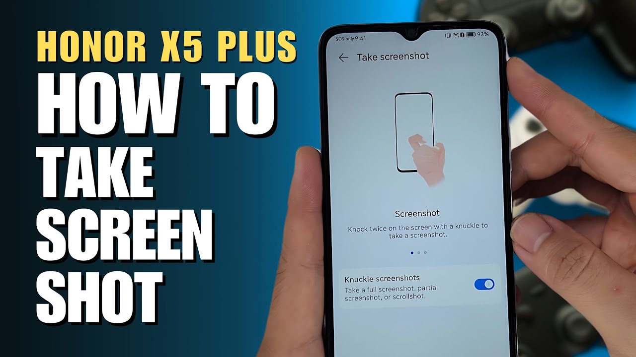 How to Take Screenshot Honor X5 Plus - YouTube