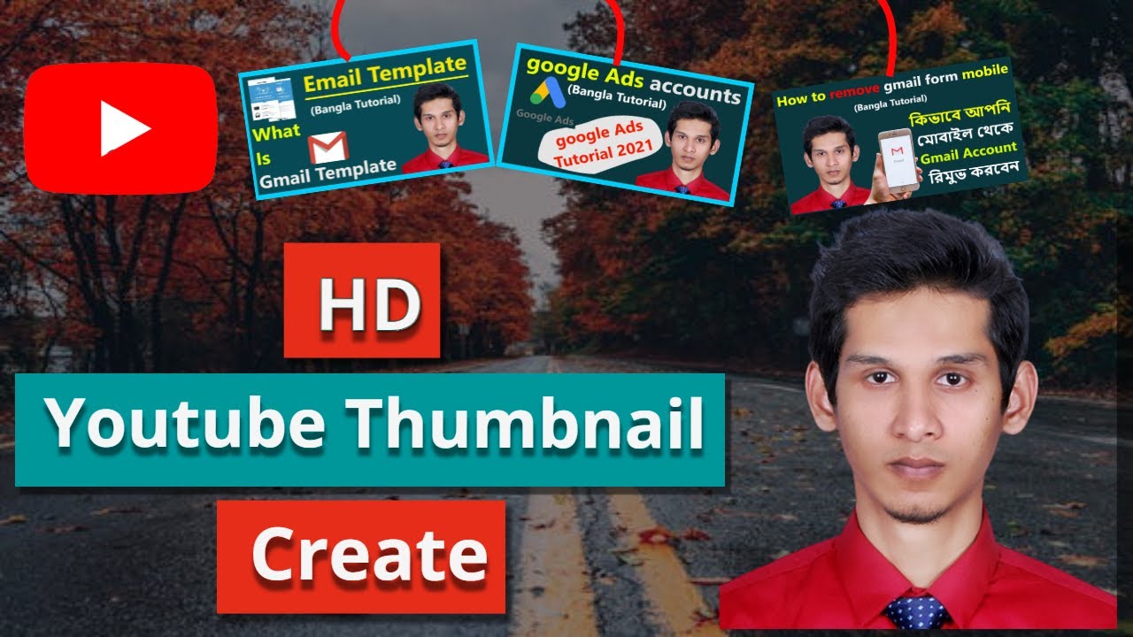 How To Make Professional Thumbnails For YouTube Videos in Bangla 2021 ...