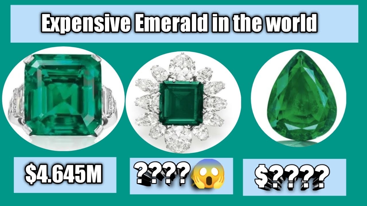 Top 10 Most Expensive Emerald in the world - YouTube