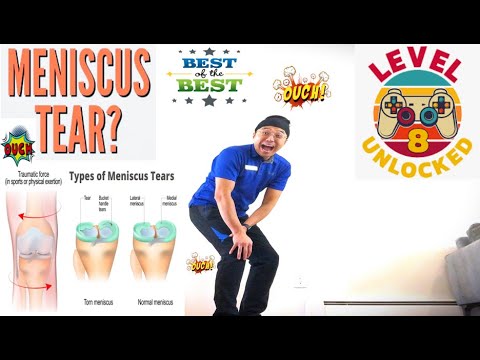 3 Major Exercises of Torn Meniscus/Knee Pain - Level 8 - YouTube