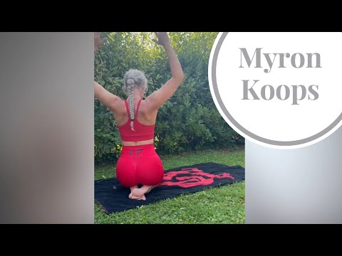 Beauty Myron Koops showt haar workout (sexy kont)!