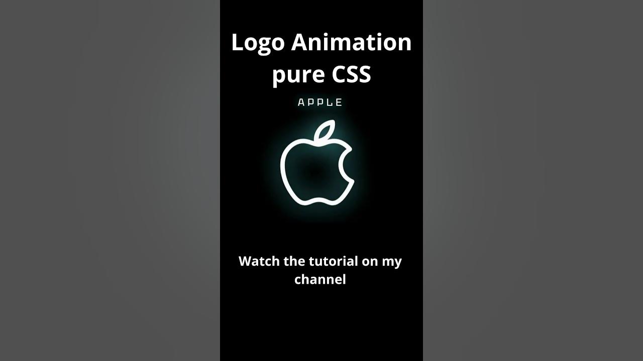 Logo Animation pure CSS #shorts #css #html #gsap - YouTube