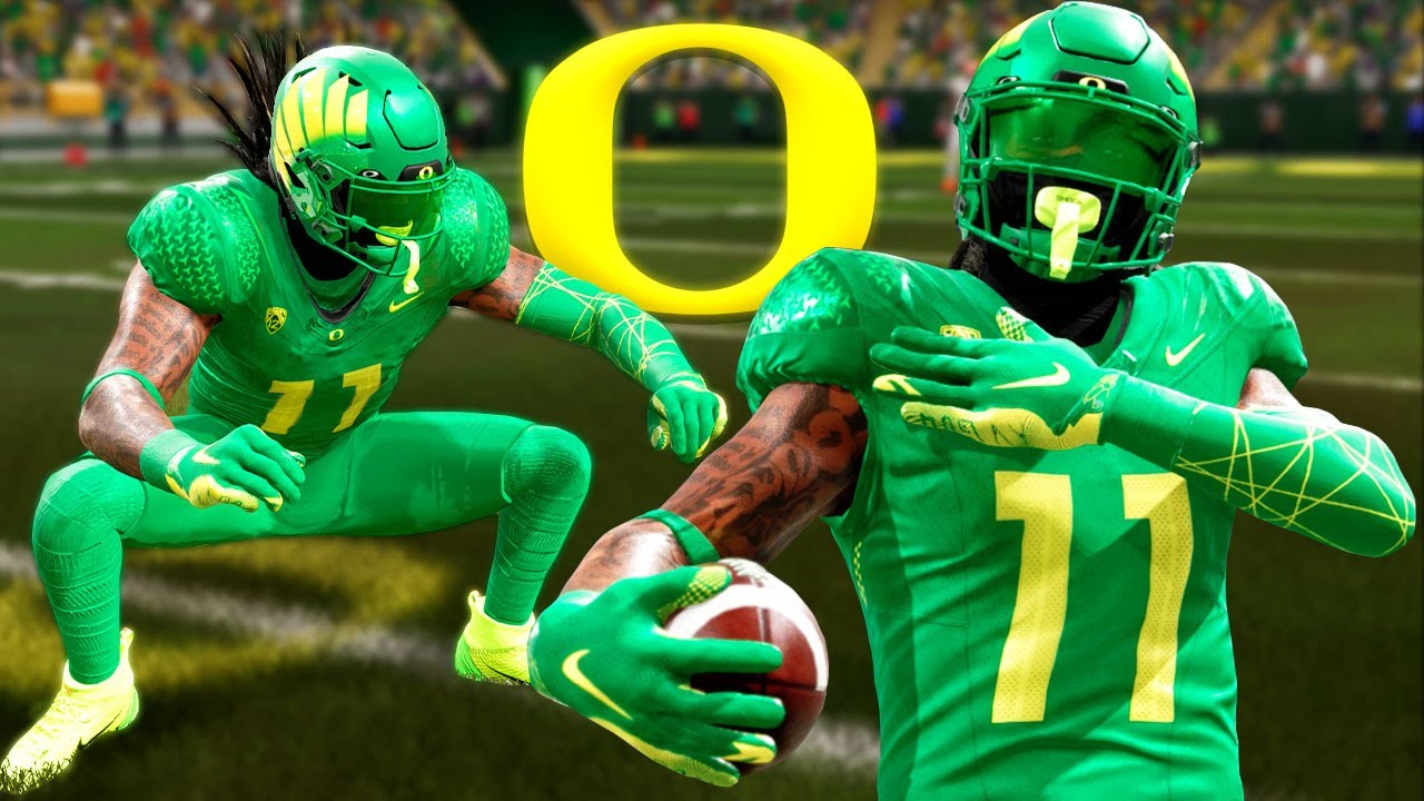 Crazy Interceptions in Home Debut with Oregon | NCAA Football 24 - YouTube