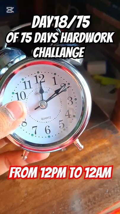DAY 18 of 75 days hard work challange from 12pm to 12am.#minivlog ...