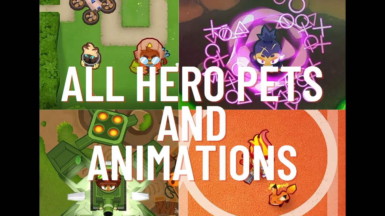 BTD 6 ALL Hero Cosmetics Showcase v33 (100 sub special) - YouTube