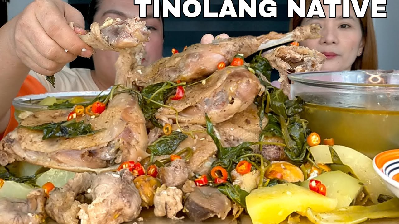 TINOLANG NATIVE MANOK NA MAY KONTING ANGHANG | MUKBANG PHILIPPINES ...