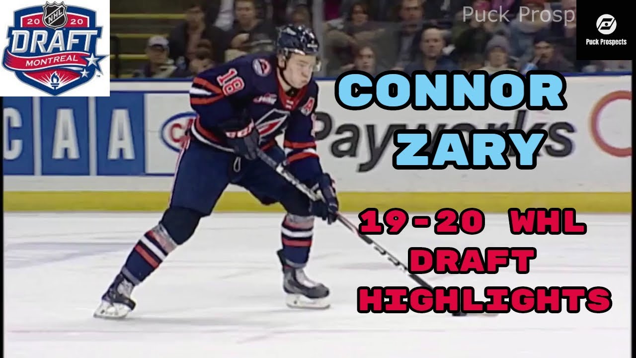 Connor Zary 2019-2020 WHL Draft Highlights - YouTube