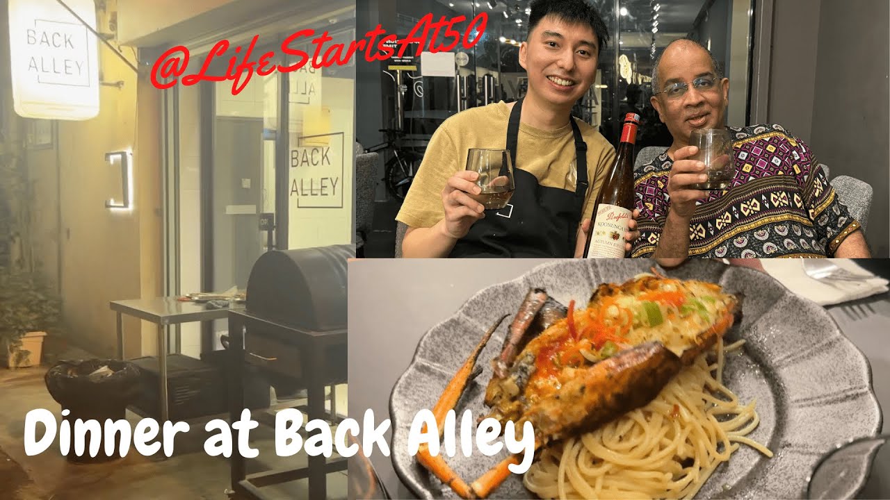 Dinner at Back Alley Restaurant, Kuala Lumpur - YouTube