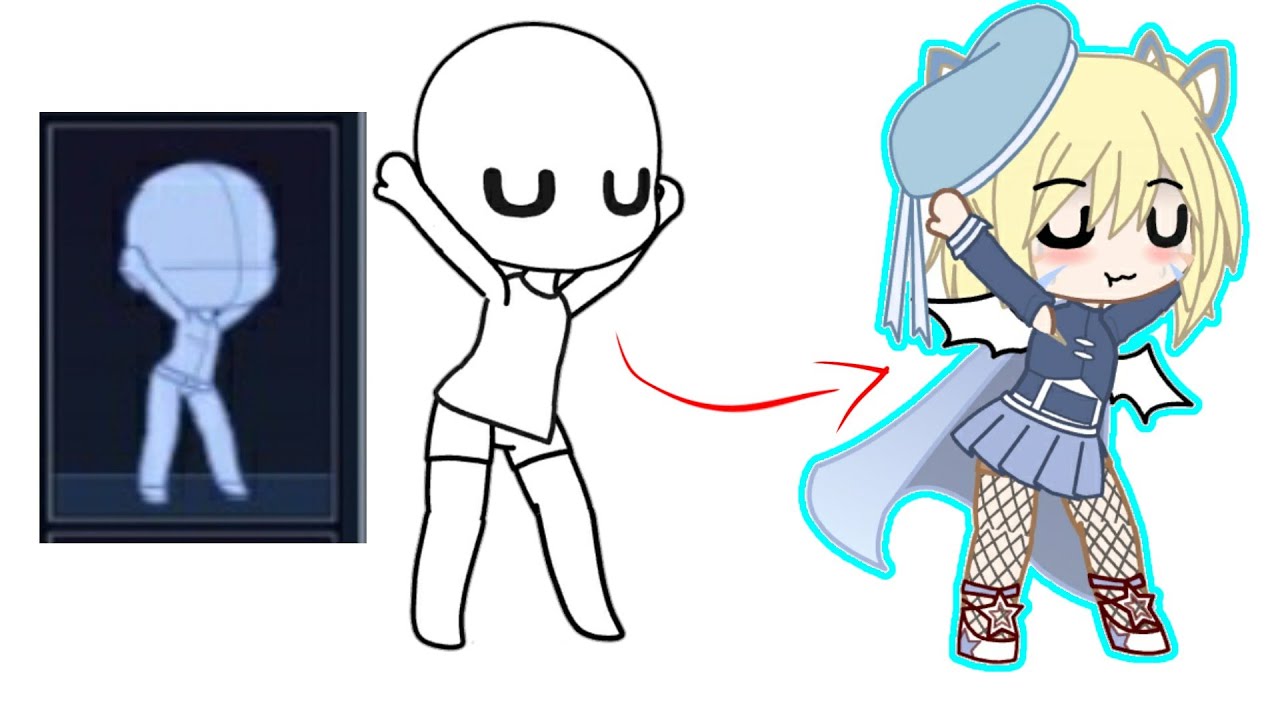 Learn how to dance the famous gacha Club dance(very easy) - YouTube