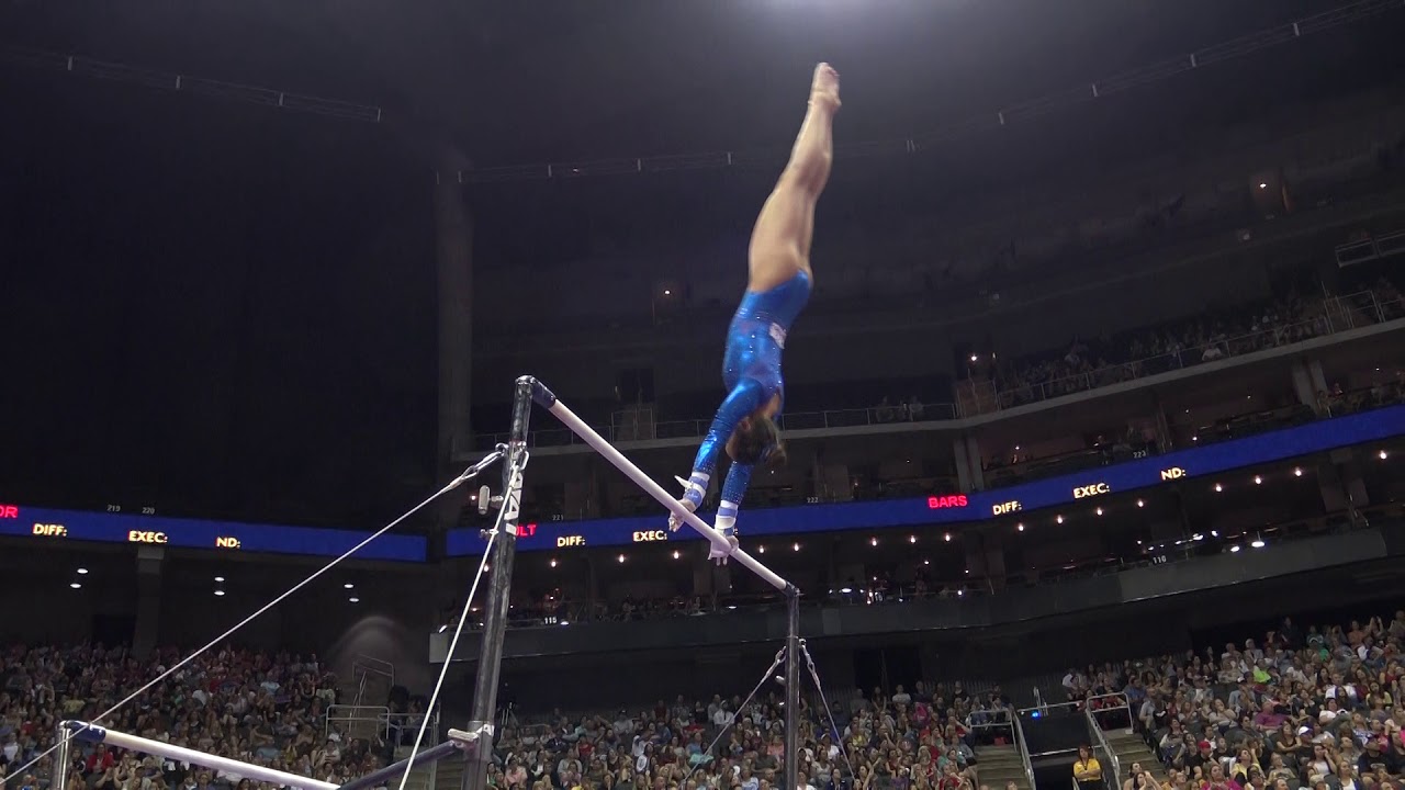 Aleah Finnegan – Uneven Bars – 2019 U.S. Gymnastics Championships ...