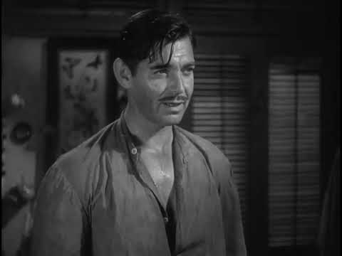Clark Gable and Joan Crawford in Strange Cargo. 1940.