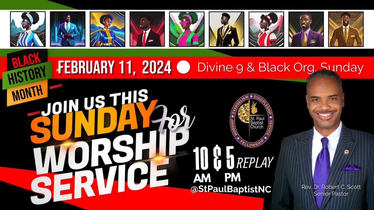 Divine 9 & Black Org. Sunday - "Knowing Jesus Better" Rev. Dr. Robert C ...