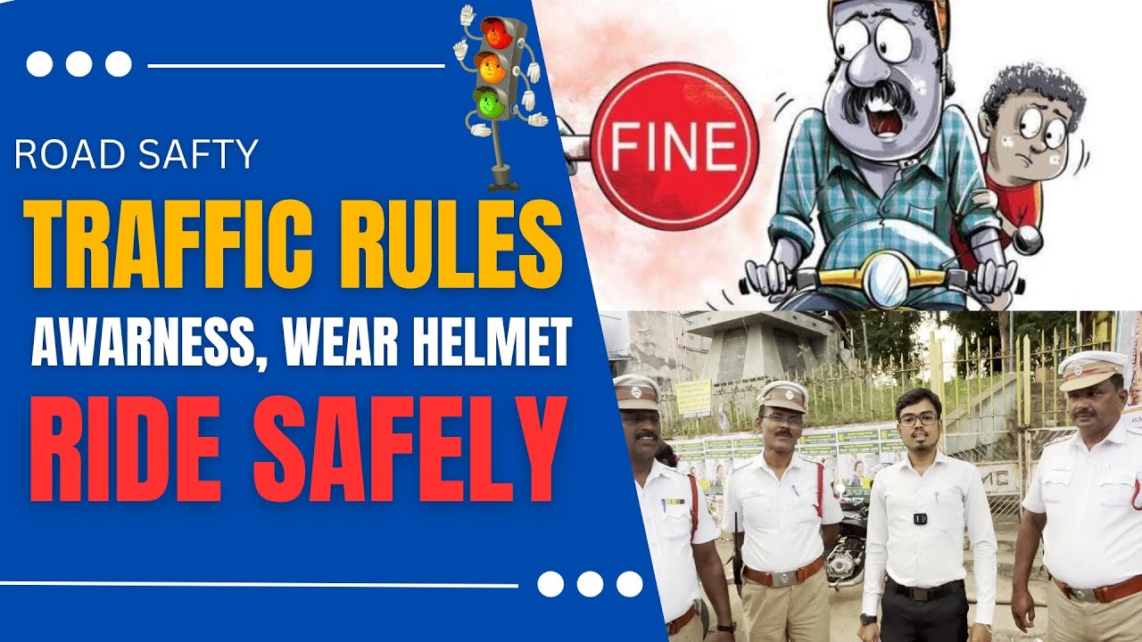 Road Safety Awarness Video.! Traffic Police | Use Helmet Save Life ...