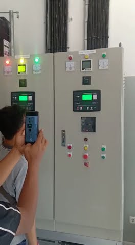 panel Sinkron 2 x 300 kva Test Running 19 Feb 2023 hari minggu - YouTube