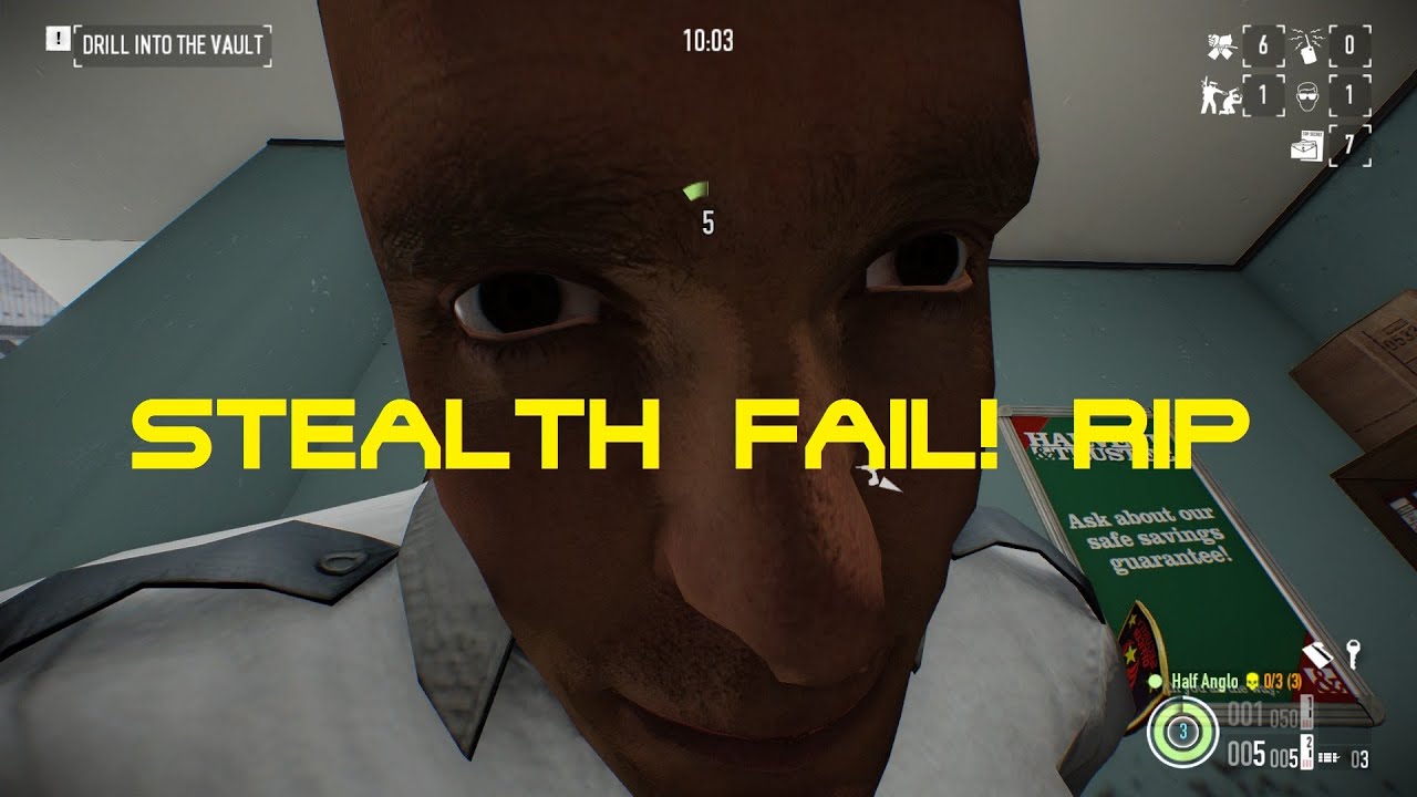 PAYDAY 2 - The Worst Stealth Fail Ever... - YouTube