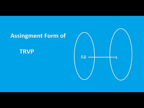 Assignment Form of TPRV Problem - YouTube