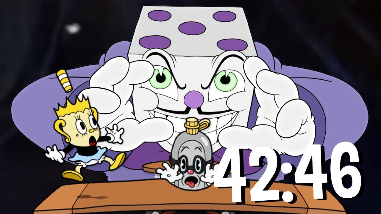 Cuphead - DLC + Base Game Speedrun in 42:46!! - YouTube