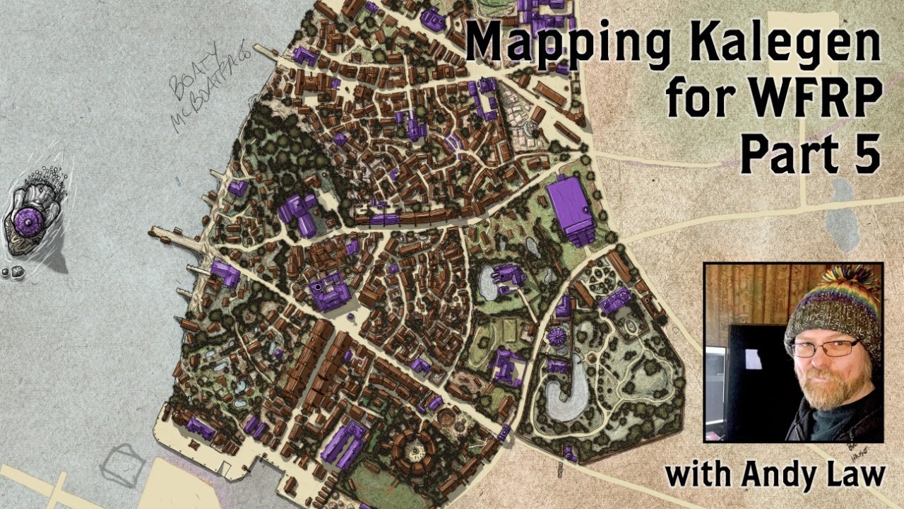 Mapping Kalegen for WFRP Part 5 with Andy Law - YouTube