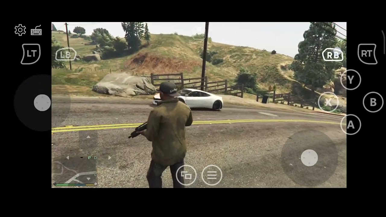 GTA v 5 Android game play game cc emulator 6fps. poco m5 #gtaonline 🙏😍😍 ...