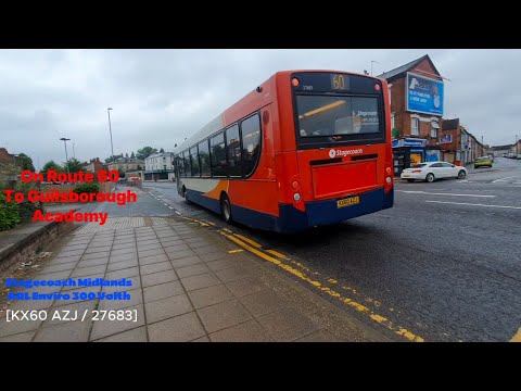 Stagecoach Midlands ADL Enviro 300 Voith (KX60 AZJ / 27683) - YouTube