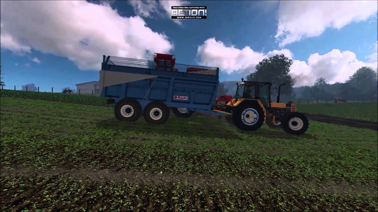 PipicH [FS 2015] Arrachage de betteraves en Beauce Matrot M41 - YouTube
