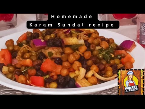காரசாரமான சுண்டல் |Karam Sundal|How to Make stir fry chickpea|Gowry's ...