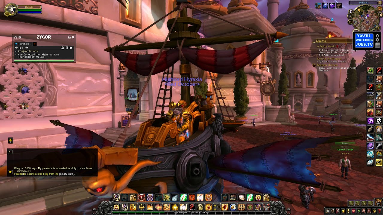 WoW: Dreadwake Mount (September 19th, 2019) - YouTube