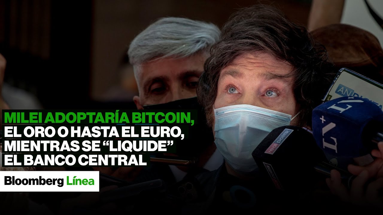 Javier Milei adoptaría bitcoin, el oro o hasta el euro, mientras se ...