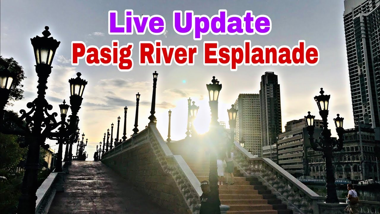 Pasig River Esplanade Phase 1C - YouTube