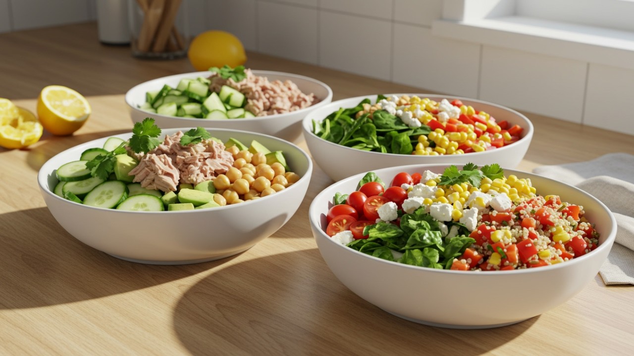 4 Quick & Healthy Tuna Salads That Help You Slim Down Fast! - YouTube