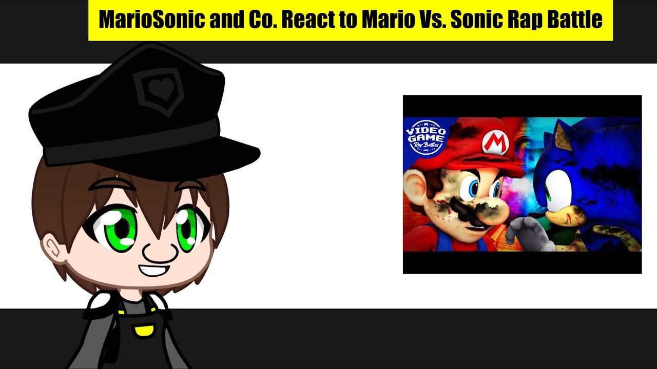 MarioSonic and Co. React to Mario Vs. Sonic Video Game Rap Battle by ...