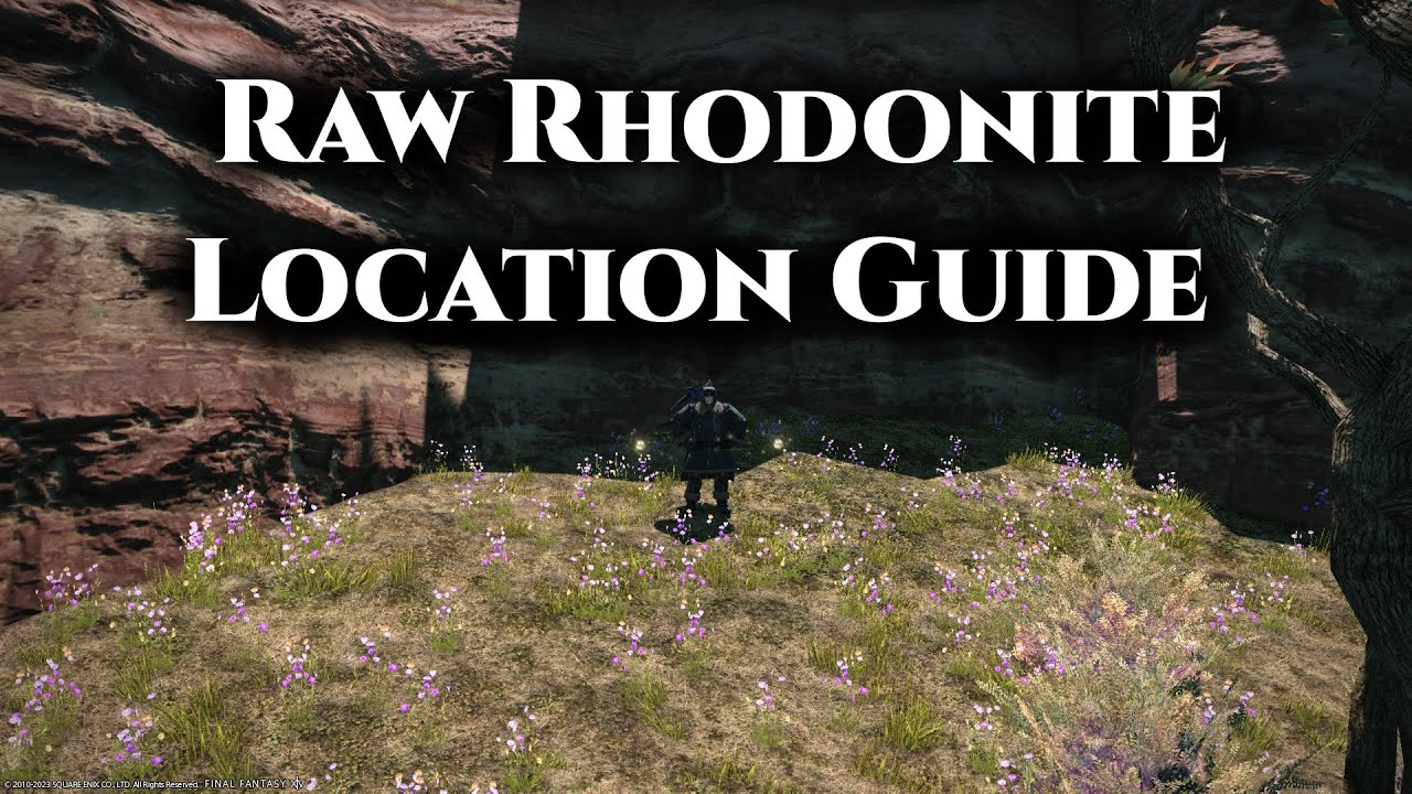 FFXIV Raw Rhodonite Location - YouTube
