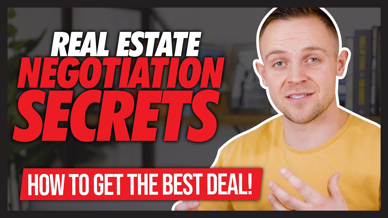 How To Negotiate A Real Estate Deal Real Estate Investing Youtube